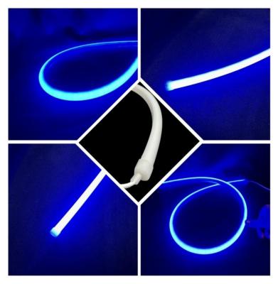 China 13x13mm RGB LED Neon Flex Light Strip SMD2835 Silicone Tube for Signage for sale