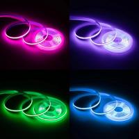 China Smart RGB Color Changing COB LED Strip with 840LEDs/m High-Density and 15W/m High Output for sale