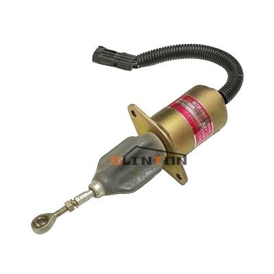 China 12V 24V Voltage Generator Stop Solenoid 3935650 for Excavator Engine Parts for sale