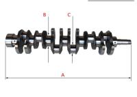 China ISUZU 6BD1T Diesel Engine Crankshaft 1-12310-407-0 for Excavator Construction Works for sale