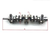 China Forged Steel 6BG1 Diesel Engine Crankshaft for Excavator Machinery Parts 1-12310-448-0 for sale