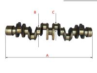 China 6HK1 Diesel Engine Crankshaft for Excavator Machinery Parts 8-9439-737-0 Best Choice for sale