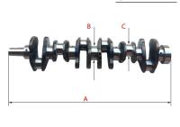 China 6202-31-1100 6207-31-1110 Excavator Engine Parts Forged Steel Crankshaft 6D155 4D95 for sale