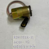 China Excavator Hydraulic Pump Solenoid Valve KDRDE5K-31 30C50-102 KDEDE5K-20/40 for sale