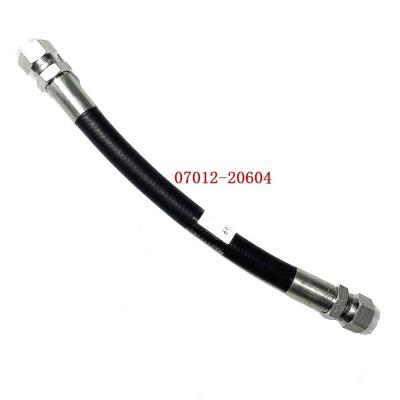 China Construction Works Excavator Engine Spare Parts 07012-20604 High Pressure Tubing for sale