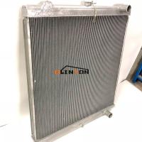 China 4BG1 Water Tank for EX100 EX120-5 Excavator Parts Cooler 4365743 Perfect Replacement for sale