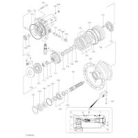 China Top- Construction Works ZX330-3F ZX330-5G ZX350LC-3F ZX350LCN-3 Excavator Spare Parts for sale