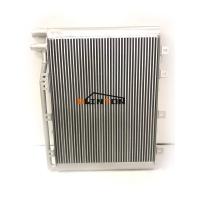 China Excavator Hydraulic Cooling System Aluminum Fin Air Condenser 202-03-7111 for PC120-6 for sale