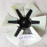 China Construction Machinery Accessories 6D125 6D140 Excavator Fan Blade 600-633-7850 for sale