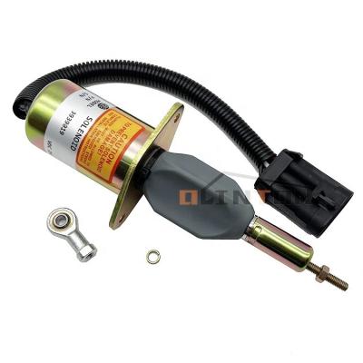 China 24v Diesel Engine Stop Solenoid Valve Fuel Shutdown Solenoid 3939019 for sale
