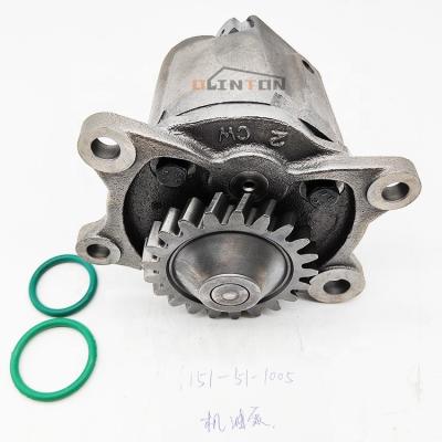 China Retail Oil Pump For PC400-6 PC400-7 PC400-8 Excavator S6D125 Engine Parts OEM Support for sale