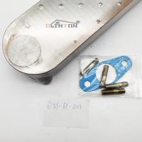 China Excavator Cooler Parts 6D125 7P 8P Oil Cooler Core 6152-62-2110 6151-61-2111 for sale