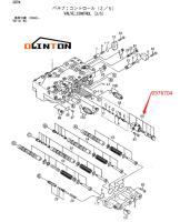 China Excavator Spare Parts Boom Holding Valve 0976704 For ZX200-5A ZX200-5G ZX330-3 ZX330-5A ZX330-5G for sale