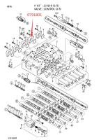 China Original Excavator Spare Parts Distributor Cover 0791801 For ZX160-5B ZX200-5A ZX200-5B ZX330-5G for sale