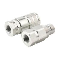 China ISO16028 Flat Face 2 Port Hydraulic Quick Couplings Hammer Crushing Machine Hydraulic Quick Couplings For Excavators for sale