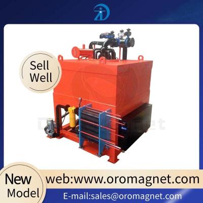 China 2.5T Electromagnetic Magnetic Separator Machine with Water & Oil Double Cooling for 40-400 Mesh Slurry Processing for sale