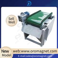 China 1.5 KW Permanent Roller Belt Conveyor Magnetic Separator with 15000GS Field for Iron Removal for sale