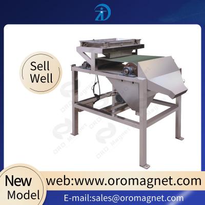 China Belt Magnetic Separator Machine 380V 1.5KW 15000GS Magnetic Roll Separator for Quartz Sand for sale