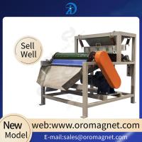 China Belt Magnetic Separator Machine 380V 1.5KW 15000GS Magnetic Roll Separator for Quartz Sand for sale