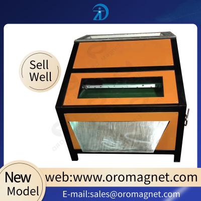 China Professional Belt Rolls Magnetic Separator Machine 15000 Gs for 0.03-3mm Material Processing for sale