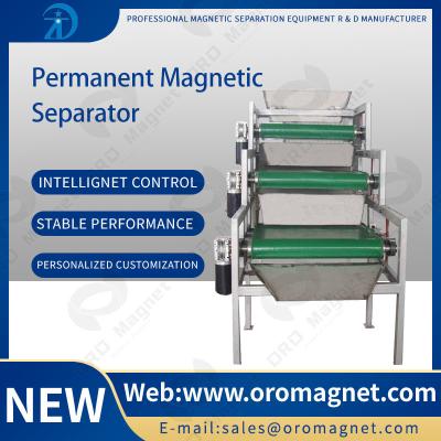China 380V Overband Magnetic Separator with 15000 GS Intensity and 4-10T Capacity for Metal Removal for sale