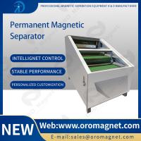 China Cross Belt Overband Magnetic Separator Machine 15,000 GS 4-10 T/H Capacity for Iron Removal for sale