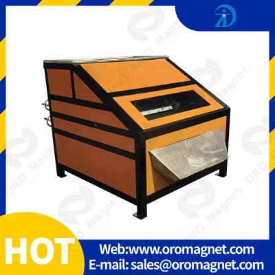 China Single Layer Dry Powder Magnetic Drum Separator 15000GS for Belt Conveyor 4-10T Capacity for sale