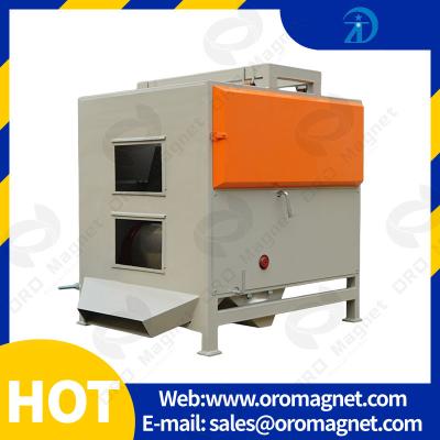 China Stainless Steel Dry 8000GS Permanent Magnetic Roller Separator for sale