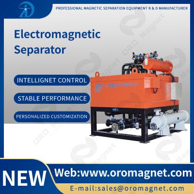 China Program Controlled Water Cooling Magnetic Separator 30000 Gauss for Kaolin Feldspar Slurry for sale