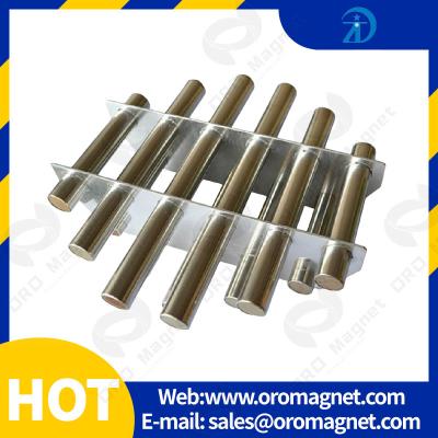 China Custom Overband Magnetic Separator with Strong Permanent Magnetic Grid Bars for Industrial Iron Removal for sale
