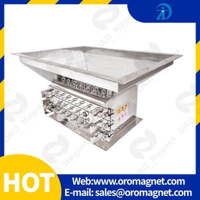 China Stainless Steel Automatic Drawer Magnet with 12000 Gauss Neodymium Magnets for Dried Powder Processing for sale