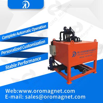 China Energy Saving Oil Cooling Magnetic Separator 15000 Gauss for Ceramic Slurry Kaolin Feldspar for sale