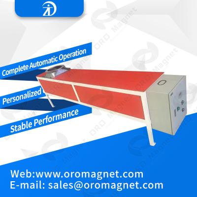 China Automatic 8 Layer Quartz Feldspar Magnetic Separator Cabinet with 12000GS Field Strength and 25mm/32mm Magnetic Bars for sale