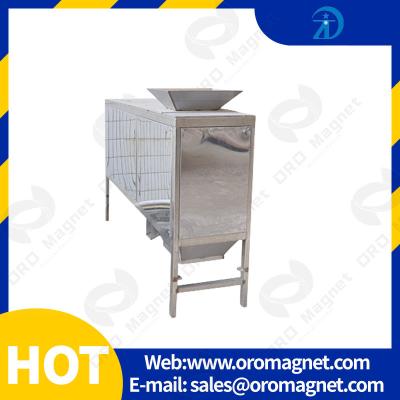 China 8-Layer Silver Drawer Magnetic Separator with 12000GS Field Strength for Mineral Impurity Removal for sale