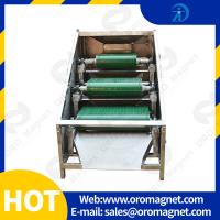 China Double Roller Permanent Magnetic Separator 12000GS 1.5KW Low Power Consumption for Mineral Purification for sale
