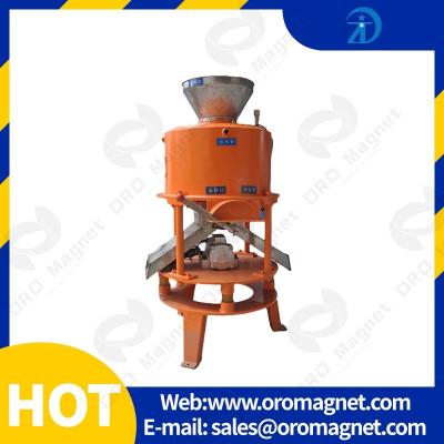 China 20000 Gauss 220V Dry Powder Electric Magnetic Separator for Fine Iron Removal for sale