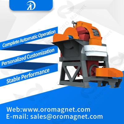 China WD-500 Wet High Intensity Magnetic Separator 500mm Diameter 1.0T Field for Ore Processing for sale