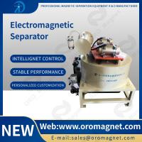 China 30000 Gauss Electromagnetic Dry Magnetic Separator Iron Remover for Quartz Feldspar Powder for sale