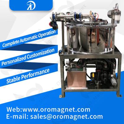 China High Efficiency Wet Magnetic Separator 2.5T 220V for Ceramic Slurry Iron Removal for sale