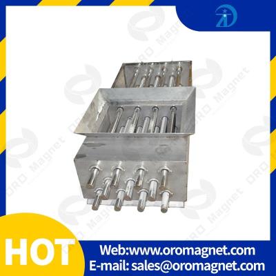 China 4-Layer Permanent Magnetic Separator Iron Removal Cabinet for Powder Processing - 380V, 12000 Gauss for sale