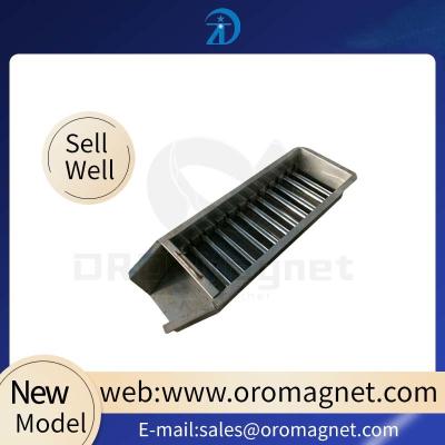 China Groove Type Iron Remover with Neodymium Rod Magnets - 2.5 Inch Inlet, 30mm Gap, ISO9001 Certified for sale