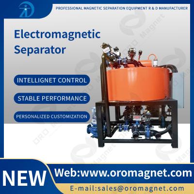 China High Intensity Magnetic Ore Separator with 3.5T Field Strength and 20-60 m³/h Capacity for Industrial Iron Removal for sale