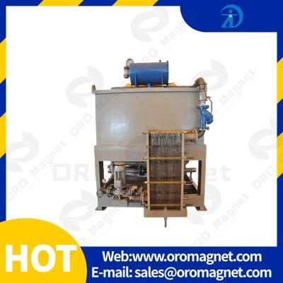 China 50W Wet Magnetic Separator with Water Oil Double Cooling for Iron Removal in Ceramic Ore Kaolin Slurry for sale