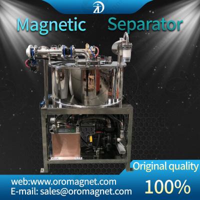 China High Intensity Magnetic Separator Machine 3.5T Electromagnetic for Ceramic Slurry 10-30 m³/h Capacity for sale