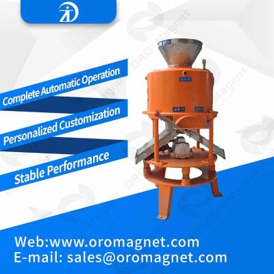 China Powder Dry Magnetic Separator 160-600mm Lumen Diameter for Mining Recycling Ceramic Industry with 380V Power for sale