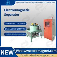 China Automatic 3T Dry Magnetic Separator with Water/Oil Cooling for Feldspar Powder Processing 380V 15KW for sale