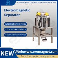 China Rare Earth Drum Magnetic Separator for Non-Ferrous Metals - 2-5T Field Strength, 0.5-43,833 m³/h Capacity for sale
