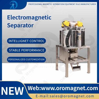 China Rare Earth Drum Magnetic Separator for Non-Ferrous Metals - 2-5T Field Strength, 0.5-43,833 m³/h Capacity for sale