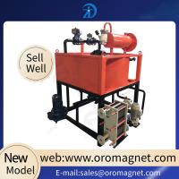 China 380V Oil Cooling Wet High Intensity Magnetic Separator 18000 Gauss For Feldspar Clay Kaolin Ceramic Slurry for sale