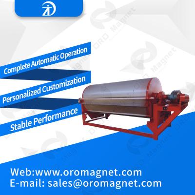 China 3.5KW Wet Magnetic Drum Separator for Mining Ore Dressing with One Year Warranty for sale